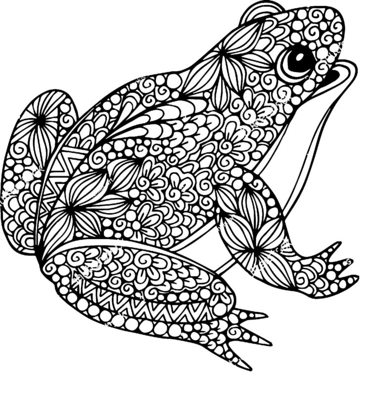 Zentangle Coloring Pages