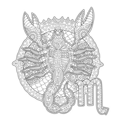 Dibujos de Signos del Zodiaco para Colorear