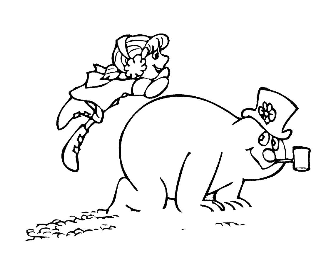 Frosty the Snowman Coloring Pages