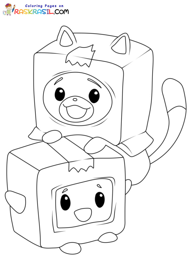 LankyBox Coloring Pages | Free Printables