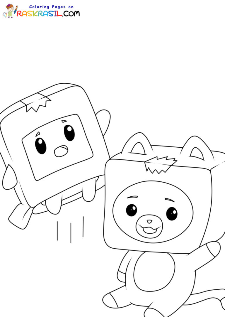 LankyBox Coloring Pages | Free Printables