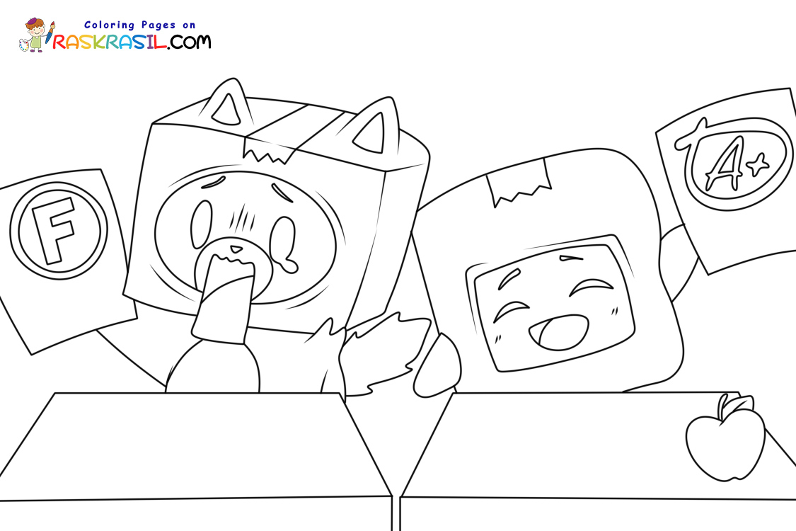 LankyBox Coloring Pages | Free Printables