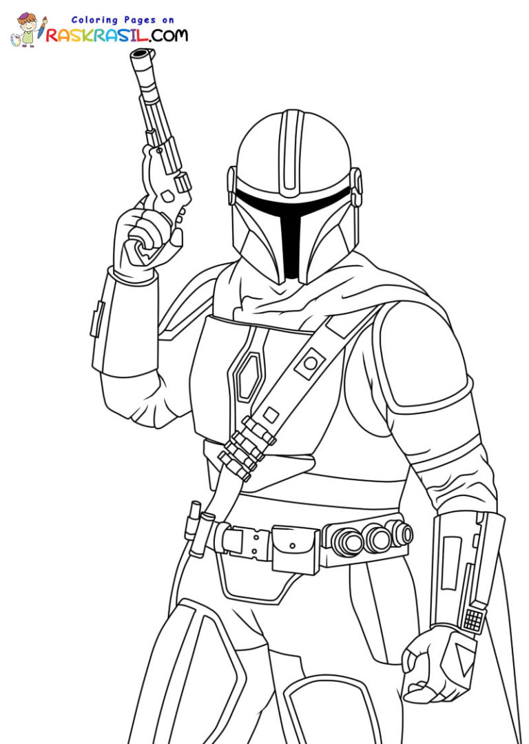 Mandalorian Coloring Pages