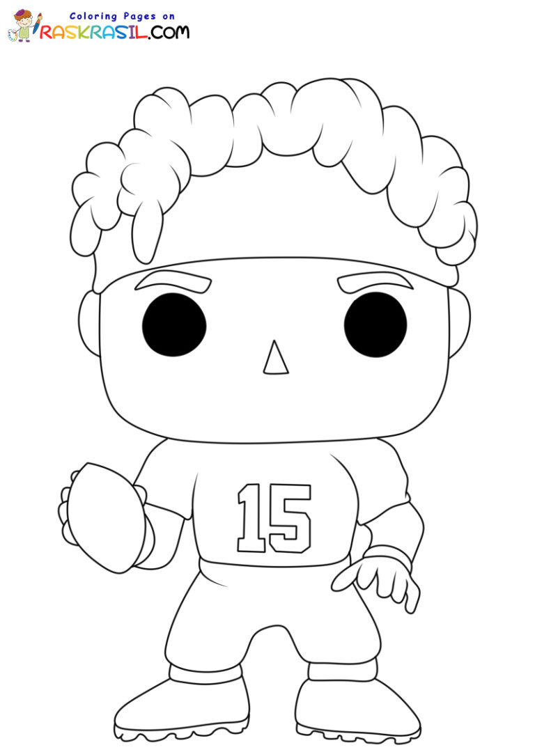 Patrick Mahomes Coloring Pages