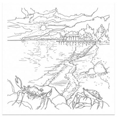 Desenhos do Mar para Colorir