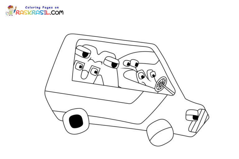 Kolorowanki Alphabet Lore | Darmowe Malowanki do wydruku