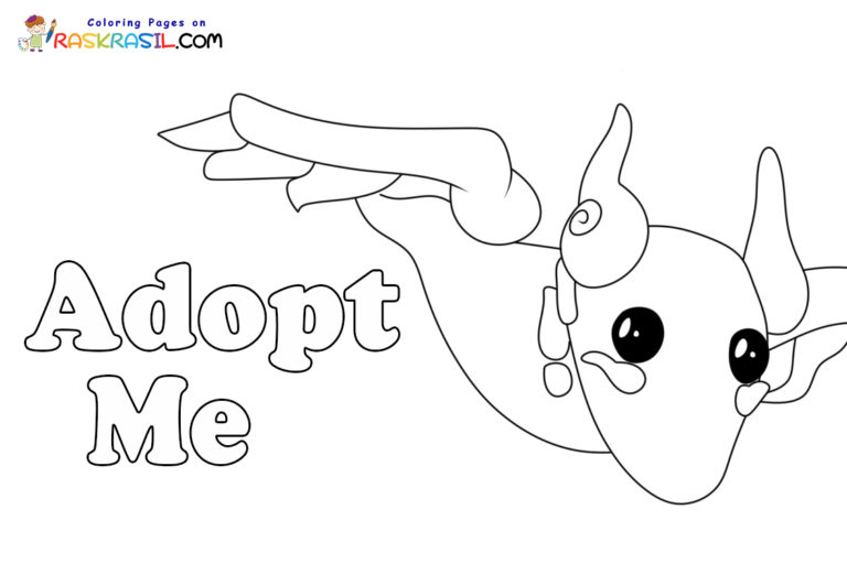 Adopt Me Coloring Pages