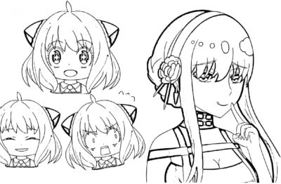 Anya Coloring Pages
