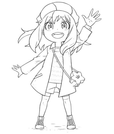Anya Coloring Pages