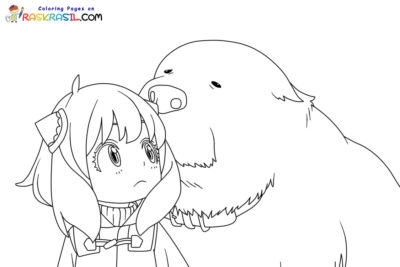 Anya Coloring Pages