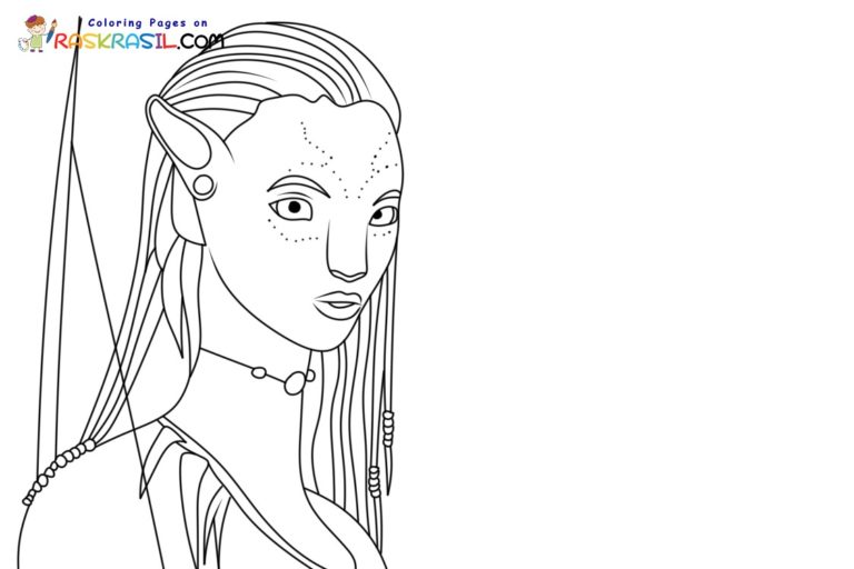 Desenhos do Avatar 2 para Colorir