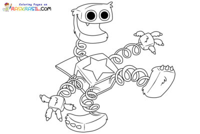 Boxy Boo Coloring Pages