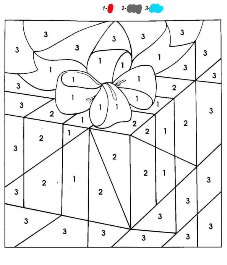 Coloriage Magique Noel à imprimer