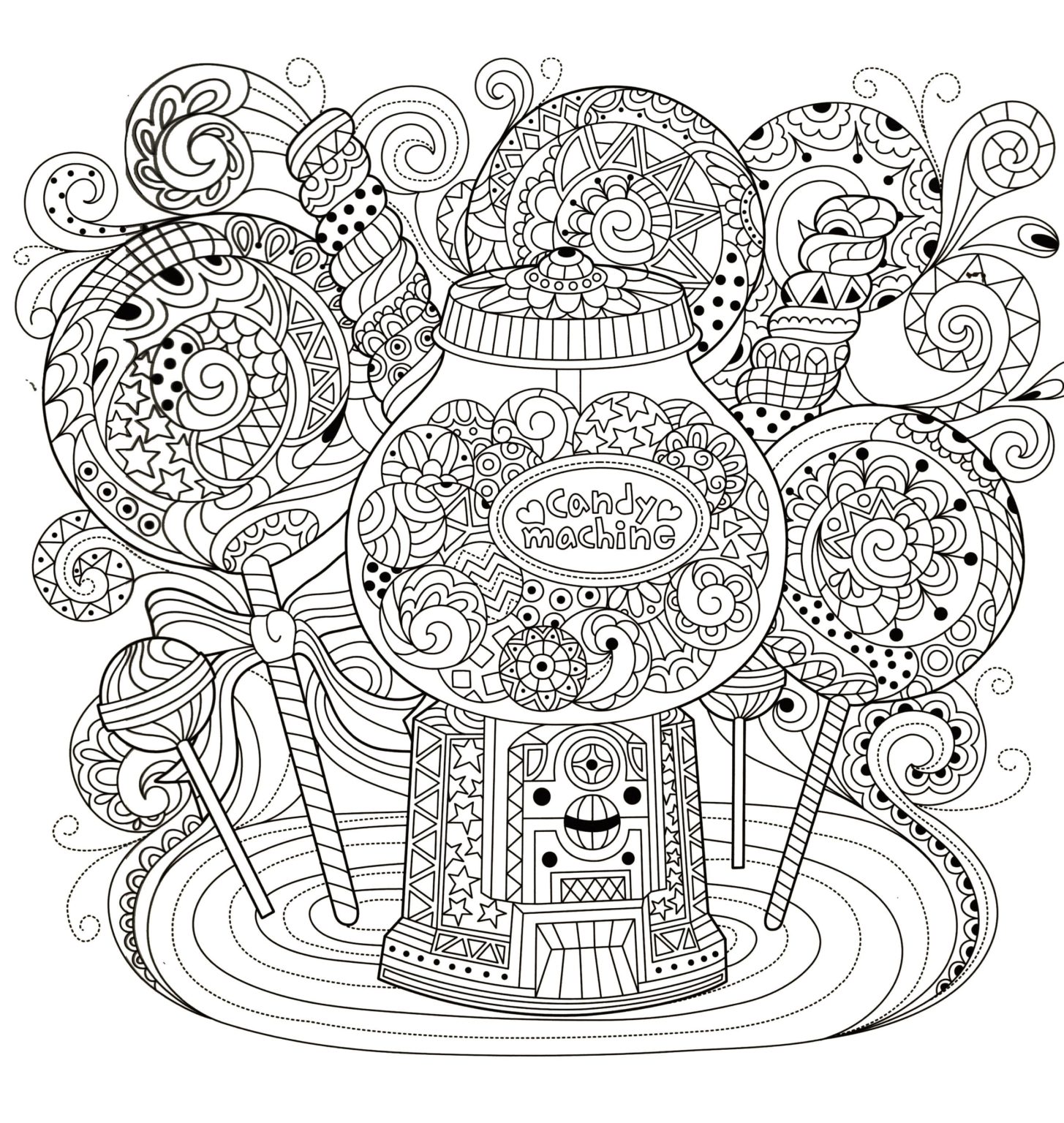 Coloriage Doodle Art à imprimer