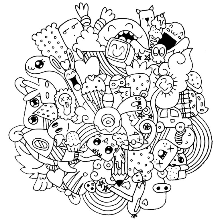 Doodle Coloring Pages