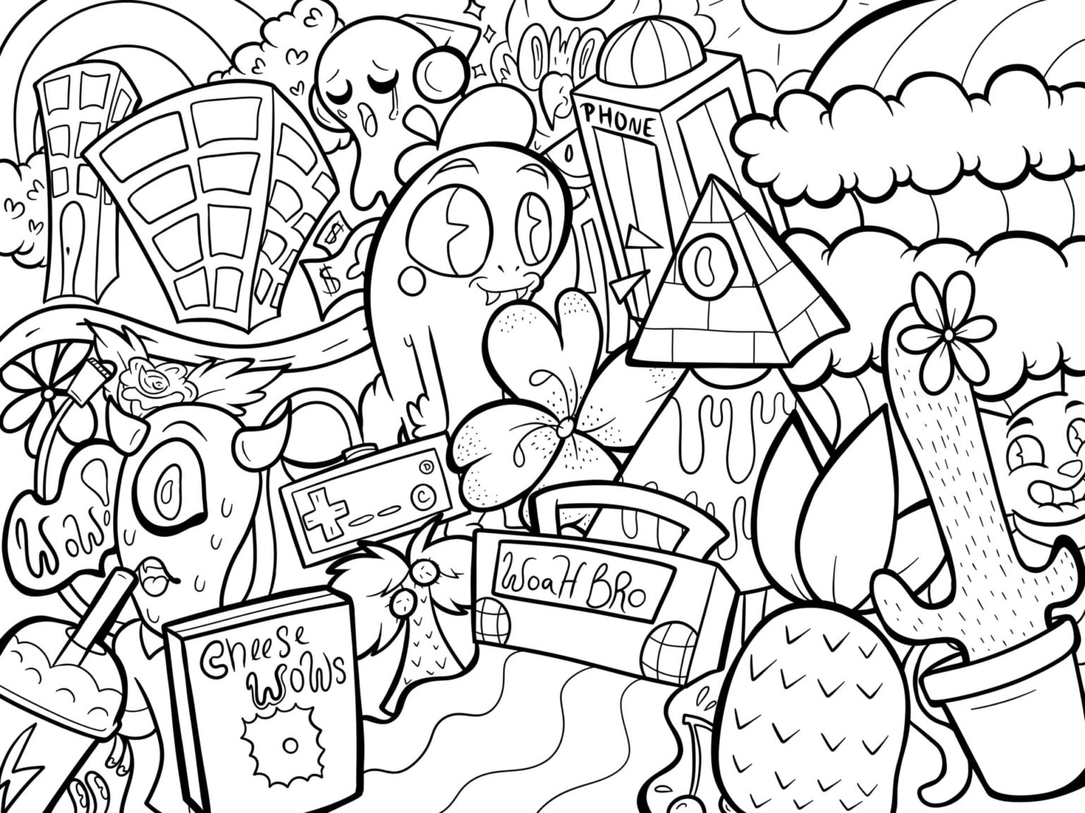 Doodle Coloring Pages