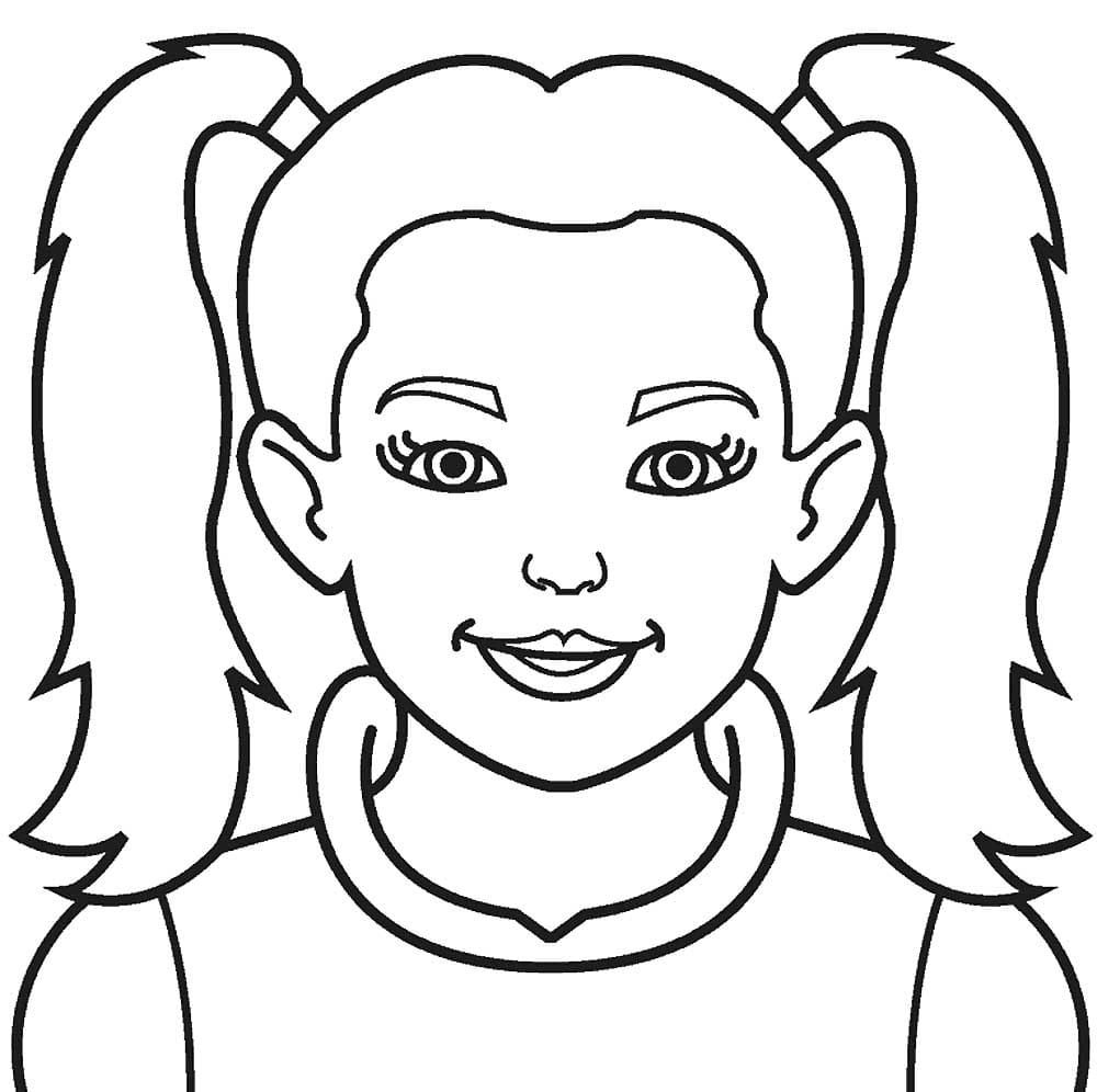 Easy Coloring Pages for Girls
