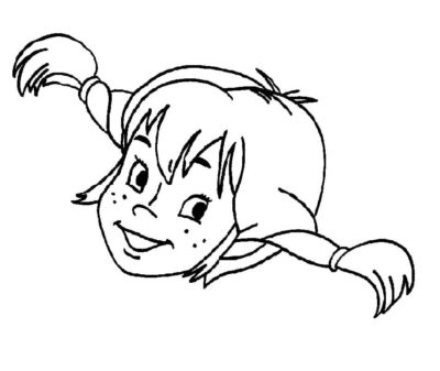 Pippi Longstocking Coloring Pages