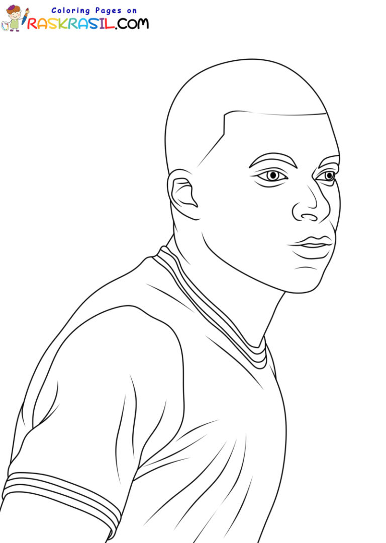 Soccer Players Coloring Pages