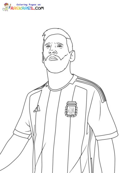 Soccer Players Coloring Pages
