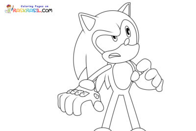 Sonic Prime Coloring Pages