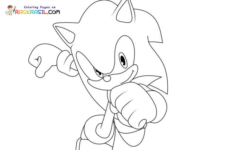 Sonic Prime Coloring Pages