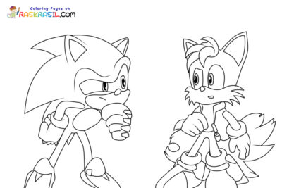 Sonic Prime Coloring Pages