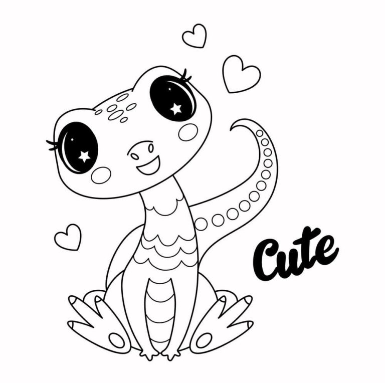Cute Dinosaurs Coloring Pages