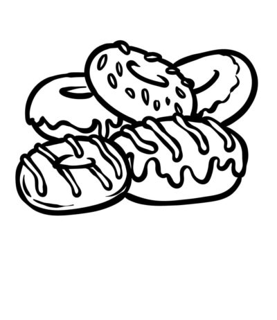 Dibujos de Donas para Colorear