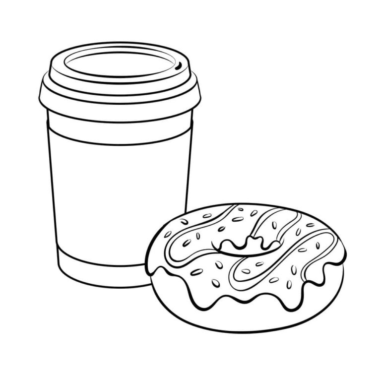 Dibujos de Donas para Colorear