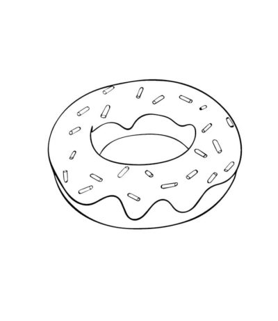 Dibujos de Donas para Colorear