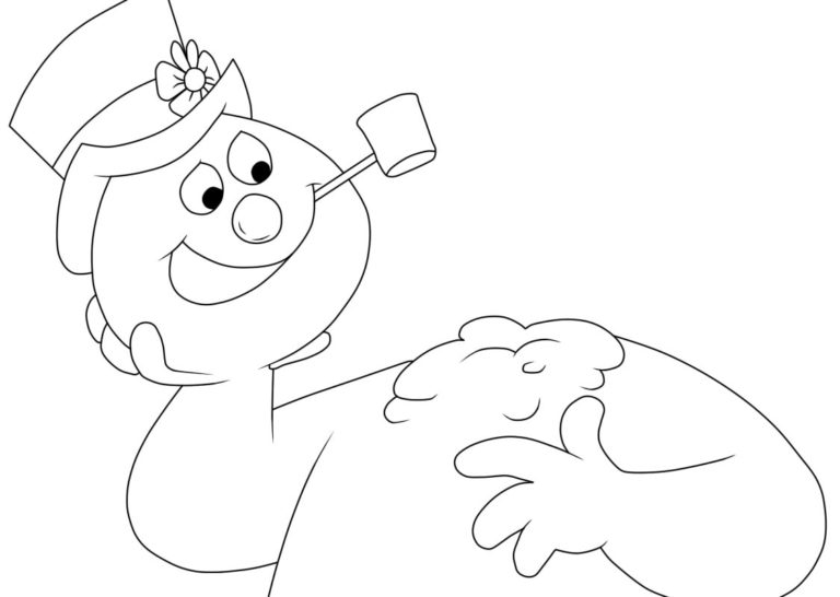 Frosty the Snowman Coloring Pages