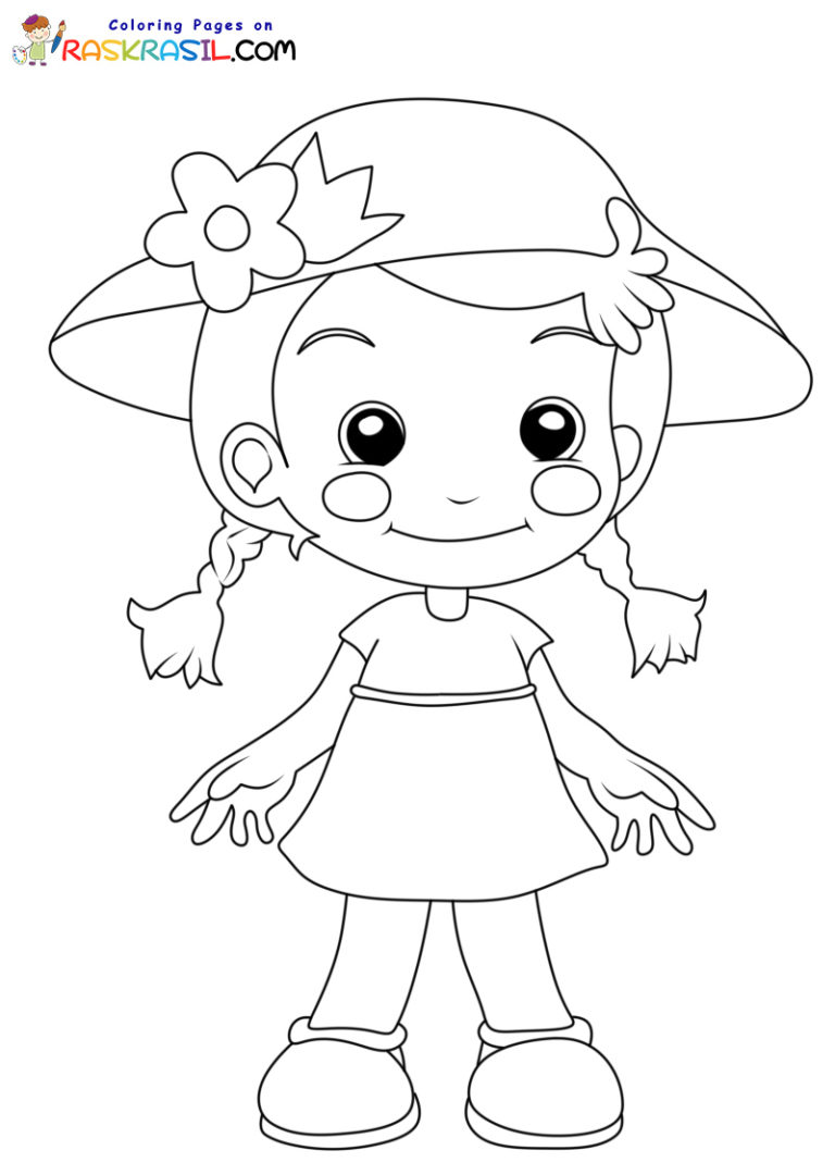 Disegni di Bambine da Colorare