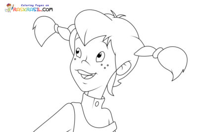 Pippi Longstocking Coloring Pages