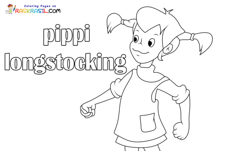 Pippi Longstocking Coloring Pages