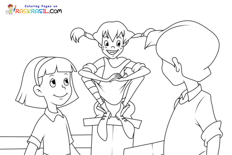 Coloriage Fifi Brindacier à imprimer