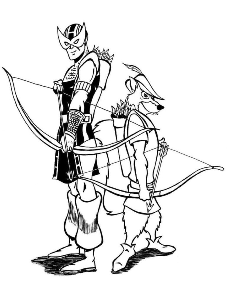 Robin Hood Coloring Pages