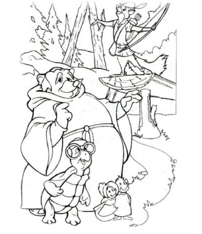 Robin Hood Coloring Pages