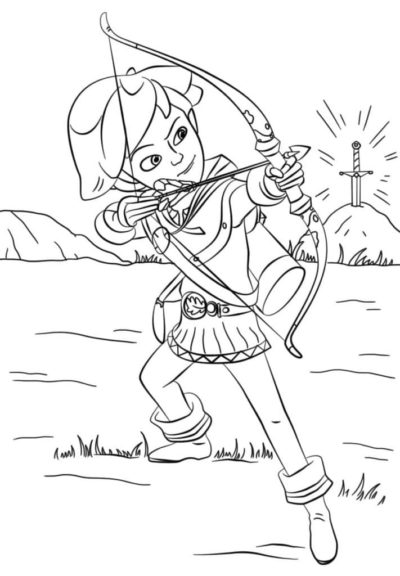 Coloriage Robin des Bois à imprimer
