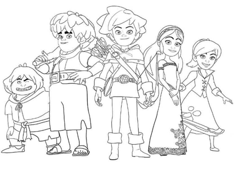 Dibujos de Robin Hood para Colorear