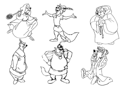 Robin Hood Coloring Pages