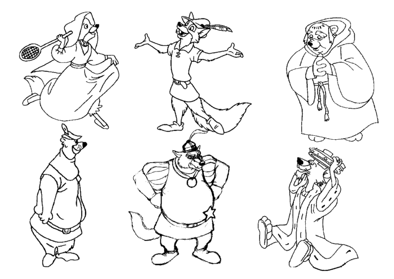 Robin Hood Coloring Pages