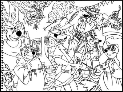 Robin Hood Coloring Pages