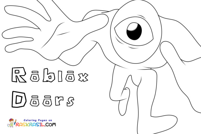 Roblox Doors Coloring Pages
