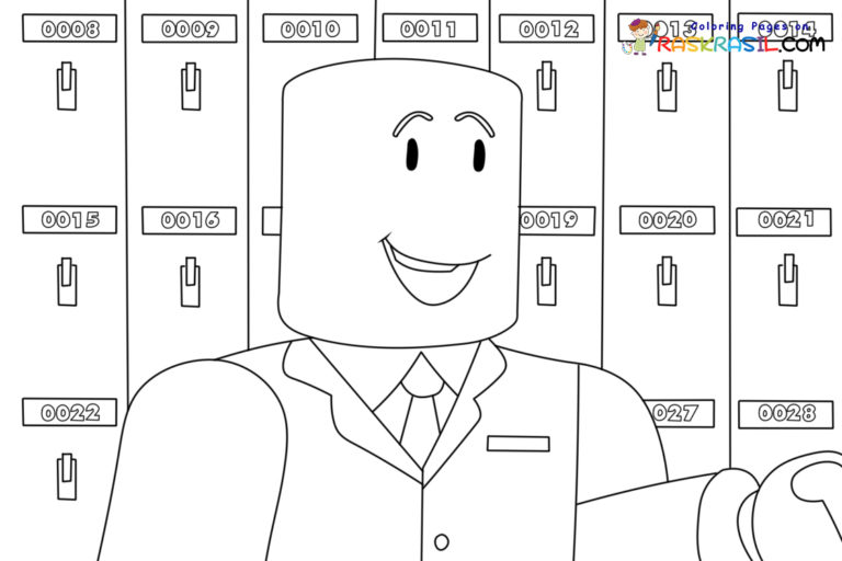 Roblox Doors Coloring Pages