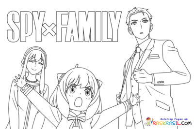 Spy x Family Coloring Pages