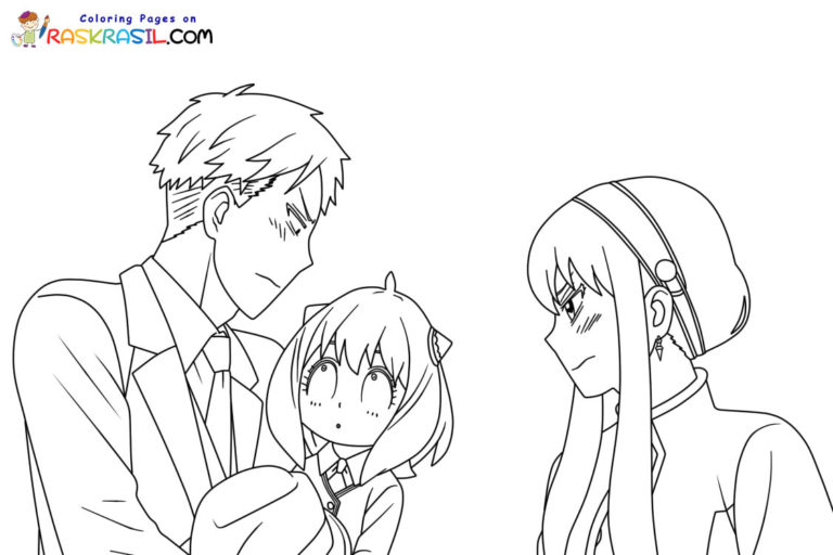 Spy x Family Coloring Pages