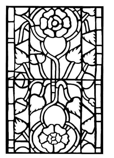 Vitrail Colorir Vitrais Coloriage Worksheet Igreja Imprimer Blueprints ...