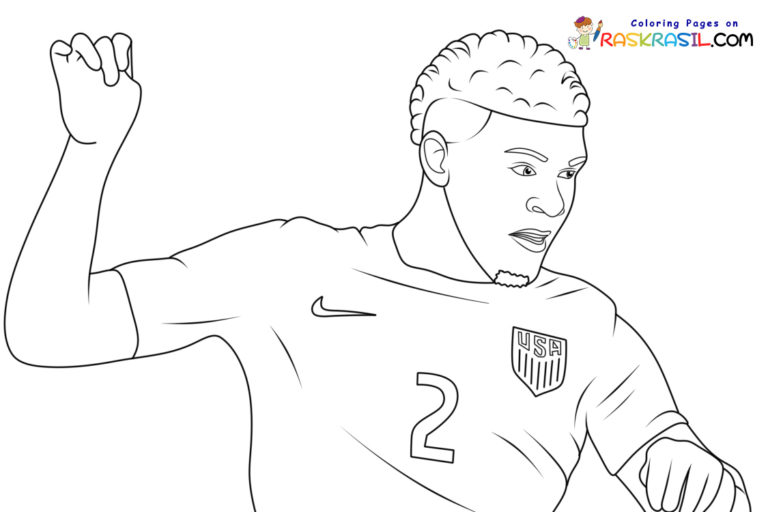 USA Soccer Coloring Pages