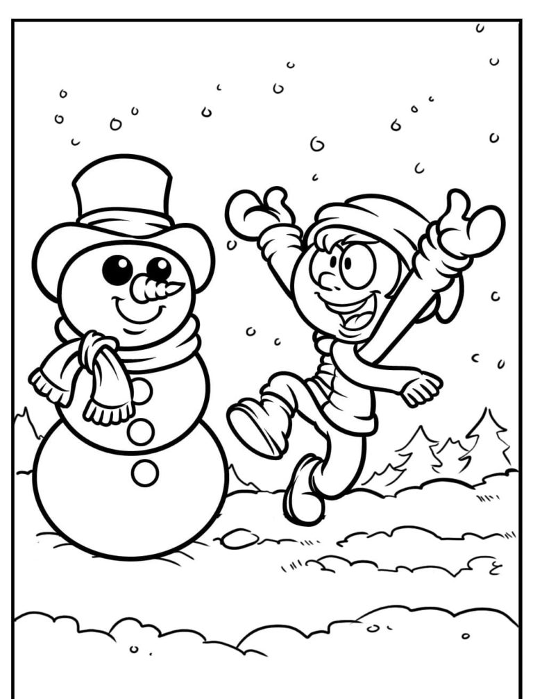 Winter Wonderland Coloring Pages